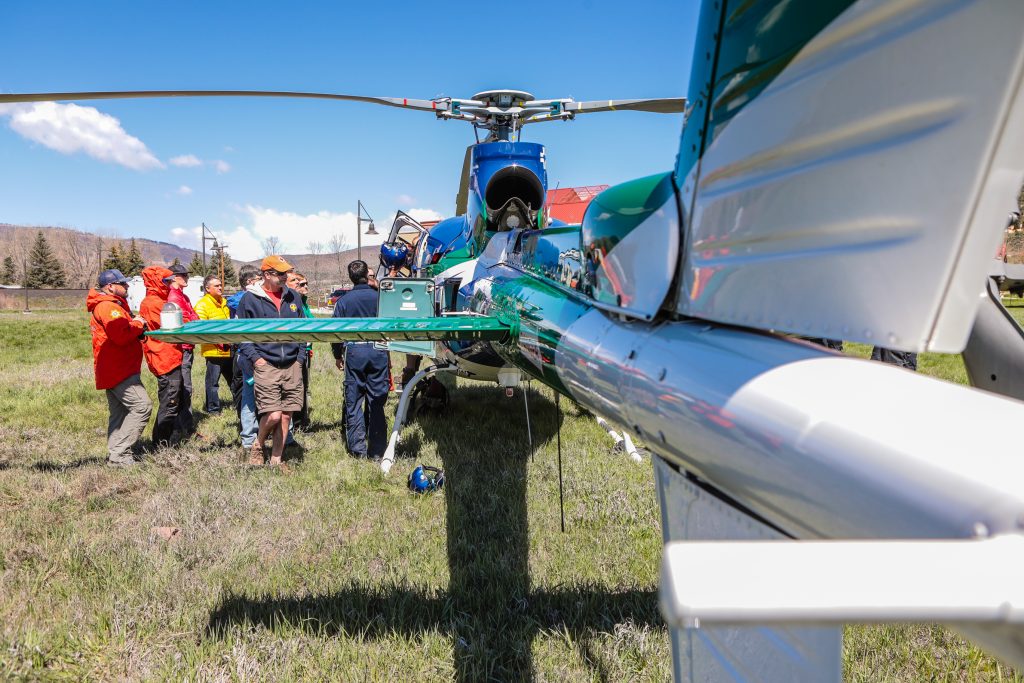 Vail Mountain Rescue and Eagle County paramedics train with helicopter ...
